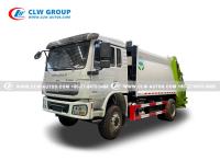 China Shacman L3000 240HP 14cbm Rear Loader Compactor Garbage Truck for Municipal Waste Collection for sale