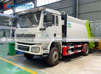 China Shacman L3000 240HP 14cbm Rear Loader Compactor Garbage Truck for Municipal Waste Collection for sale