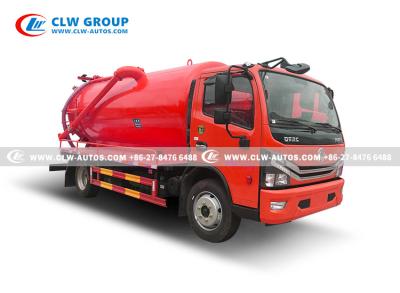 China Dongfeng 5000L Vacuum Pump Sewer Fecal Suction Truck 125hp Cummins for sale