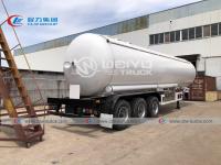 China 50cbm 25t LPG Gas Tank Semi Trailer Delivery Tank with Sunshelter ASME for sale