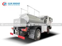 China HOWO 4x4 5Cbm Fuel Delivery Truck Mobile Fuel Tanker Off Road Aircraft Oil Transport for sale