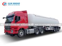 China 3 Axle 49600L LPG Tank Semi Trailer for Propane Transport 49.6CBM for sale