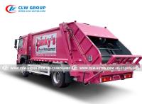 China Sinotruk HOWO 14cbm Rear Loader Garbage Truck 190HP Diesel Compactor Truck for sale