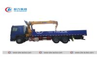 China HOWO 6x4 Truck Mounted Telescopic Boom Crane 336HP 10 Ton 360 Degree Rotation for sale