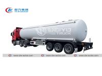 China LPG Semi Trailer 50000 Liters 25 Ton Q345R Steel ASME Standard Transport Tanker for sale