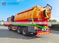 China Shacman 290hp 18CBM Vacuum Sewer Truck Wastewater Cleaning High Pressure 300L/min for sale