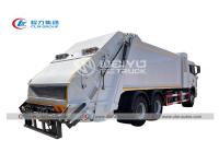 China FAW 6x4 20cbm Garbage Compactor Truck Right Hand Drive with Crew Compartment for sale