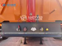 China Jost 4 Axle Rear Tipping Dump Truck Trailer 50t 60tons Mine Sand Stone Gravel Loading for sale