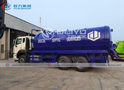 China Sinotruk Hohan 6x4 20cbm Vacuum Sewage Truck High Tech Landscaping Sewer Cleaner for sale