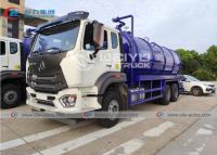 China Sinotruk Hohan 6x4 20cbm Vacuum Sewage Truck High Tech Landscaping Sewer Cleaner for sale
