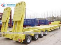 China 4 Lines 8 Axles Gooseneck Hydraulic Extendable Low Bed Semi Trailer 150 Tons 160T for sale