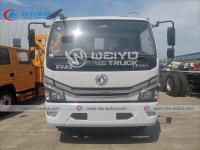China Dongfeng 3CBM Hydraulic Compressed Garbage Truck Mini Capacity 3000 Liters Rear Loader for sale