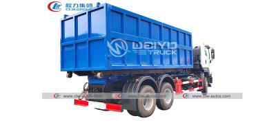 China Isuzu 20cbm Hook Lift Waste Collection Truck Roll Off Truck 280HP Euro4 for sale