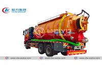 China Shacman 18cbm 18000liter Automatic Vacuum Tanker Truck for Septic Tanks Sewer Cleaning for sale