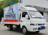 China Dongfeng Mini 6 CBM Freshgoods Refrigerated Box Truck Insulation Truck 68hp for sale