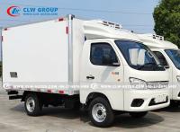China Foton Mini 2 Ton Refrigerated Truck 3200x1560x1650mm Cooler for Vegetables Meat for sale