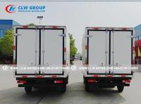 China Foton Mini 2 Ton Refrigerated Truck 3200x1560x1650mm Cooler for Vegetables Meat for sale