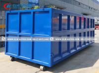 China 22m3 Hook Lift Bin Garbage Truck 6x4 Roll Off Open Top Container 16tons Capacity for sale