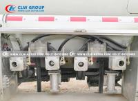China HOWO 6 CBM Fuel Tank Truck Q235 Carbon Steel with Oil Refilling Dispenser 4x2 for sale