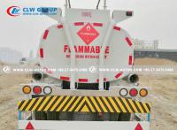 China HOWO 6 CBM Fuel Tank Truck Q235 Carbon Steel with Oil Refilling Dispenser 4x2 for sale