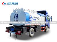 China HOWO 4x4 5000L Fuel Truck Mobile Oil Tanker Off Road Aircraft Refueler 266HP for sale