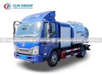 China HOWO 4x4 5000L Fuel Truck Mobile Oil Tanker Off Road Aircraft Refueler 266HP for sale