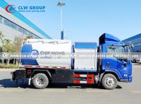 China HOWO 4x4 5000L Fuel Truck Mobile Oil Tanker Off Road Aircraft Refueler 266HP for sale