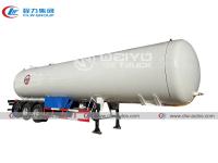 China Jost Outrigger LPG Gas Semi Trailer 25t Propane Butane Transportation 49.6cbm for sale