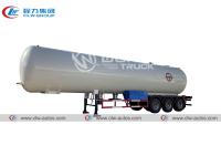 China Jost Outrigger LPG Gas Semi Trailer 25t Propane Butane Transportation 49.6cbm for sale