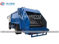 China Sinotruk Homan 12cbm Garbage Compactor Truck 220hp RHD Sanitation Truck for sale