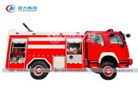 China HOWO 4x4 290hp Fire Rescue Truck with 4000L Water Tank and High Pressure Pump for sale
