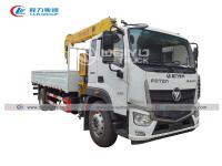 China Foton 6t Truck Crane 15m Lifting Height Double H Hydraulic Outrigger Hoisting Truck for sale