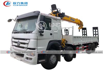 China Howo 8X4 371hp 16t Truck Mounted Crane 24.4m Lifting Height Telescopic Boom Crane for sale