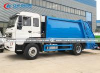 China HOMAN 12cbm Sanitation Garbage Compactor Truck RHD 220hp Waste Removal for sale
