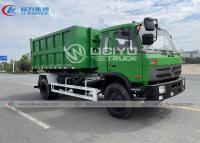 China Dongfeng 12cbm 12m3 Garbage Transfer Truck Waste Hydraulic Hooklift Equipment 190HP for sale