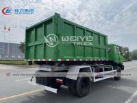 China Dongfeng 12cbm 12m3 Garbage Transfer Truck Waste Hydraulic Hooklift Equipment 190HP for sale