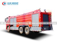 China ISUZU 6x4 12CBM Water Tanker Fire Fighting Truck 380hp Euro 4 for sale