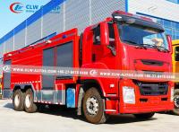 China ISUZU 6x4 12CBM Water Tanker Fire Fighting Truck 380hp Euro 4 for sale