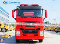 China ISUZU 6x4 12CBM Water Tanker Fire Fighting Truck 380hp Euro 4 for sale
