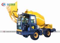 China Mobile Self Loading Concrete Mixer Truck 4CBM 4.5CBM 270 Degree Rotation 4WD for sale