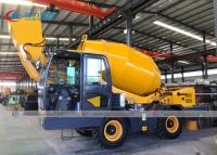 China Mobile Self Loading Concrete Mixer Truck 4CBM 4.5CBM 270 Degree Rotation 4WD for sale