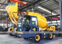 China Mobile Self Loading Concrete Mixer Truck 4CBM 4.5CBM 270 Degree Rotation 4WD for sale