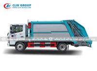 China Dongfeng 6CBM Rear Loader Compressed Garbage Truck for sale