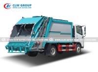 China Dongfeng 6CBM Rear Loader Compressed Garbage Truck for sale
