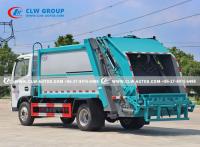 China Dongfeng 6CBM Rear Loader Compressed Garbage Truck for sale