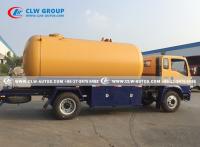 China HOWO 10cbm LPG Bobtail Truck with Volume Flow Meter for Propane Refilling for sale