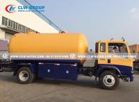 China HOWO 10cbm LPG Bobtail Truck with Volume Flow Meter for Propane Refilling for sale