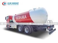 China Isuzu Giga 20m3 LPG Cylinder Filling Bobtail Truck 380HP Euro 5 Diesel for sale