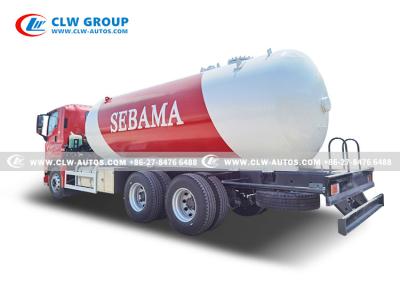 China Isuzu Giga 20m3 LPG Cylinder Filling Bobtail Truck 380HP Euro 5 Diesel for sale