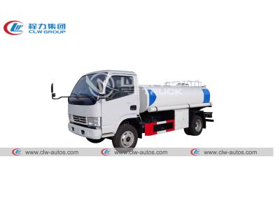 China Dongfeng 5000L Stainless Steel Water Tank Truck 4x2 115hp Water Transportation for sale